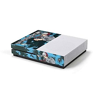 Skinit Decal Gaming Skin Compatible with Xbox One S Console - Officially Licensed Crunchyroll Shoto Todoroki Uniform Design
