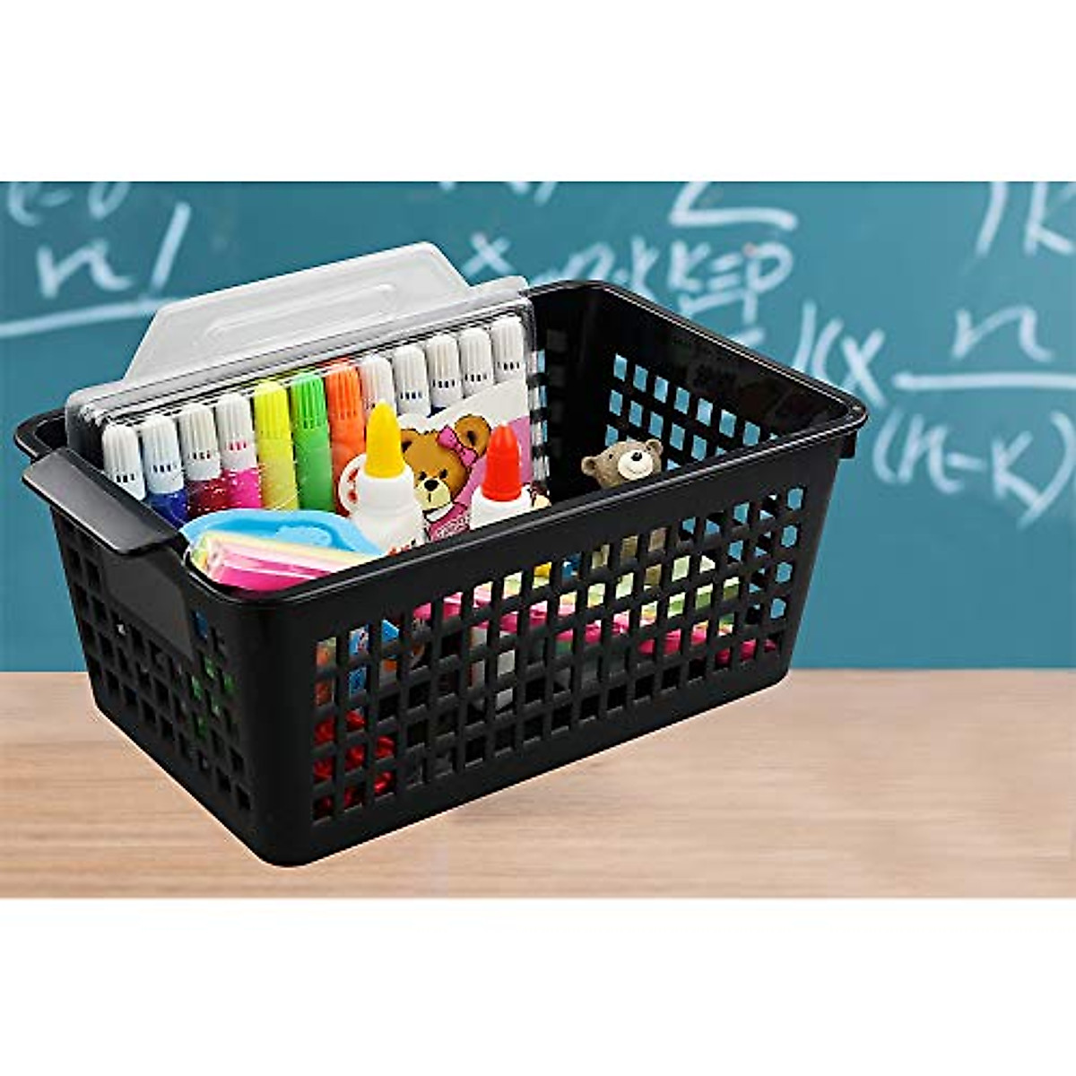 Begale Plastic Storage Basket/Bins Organizer, Set of 6