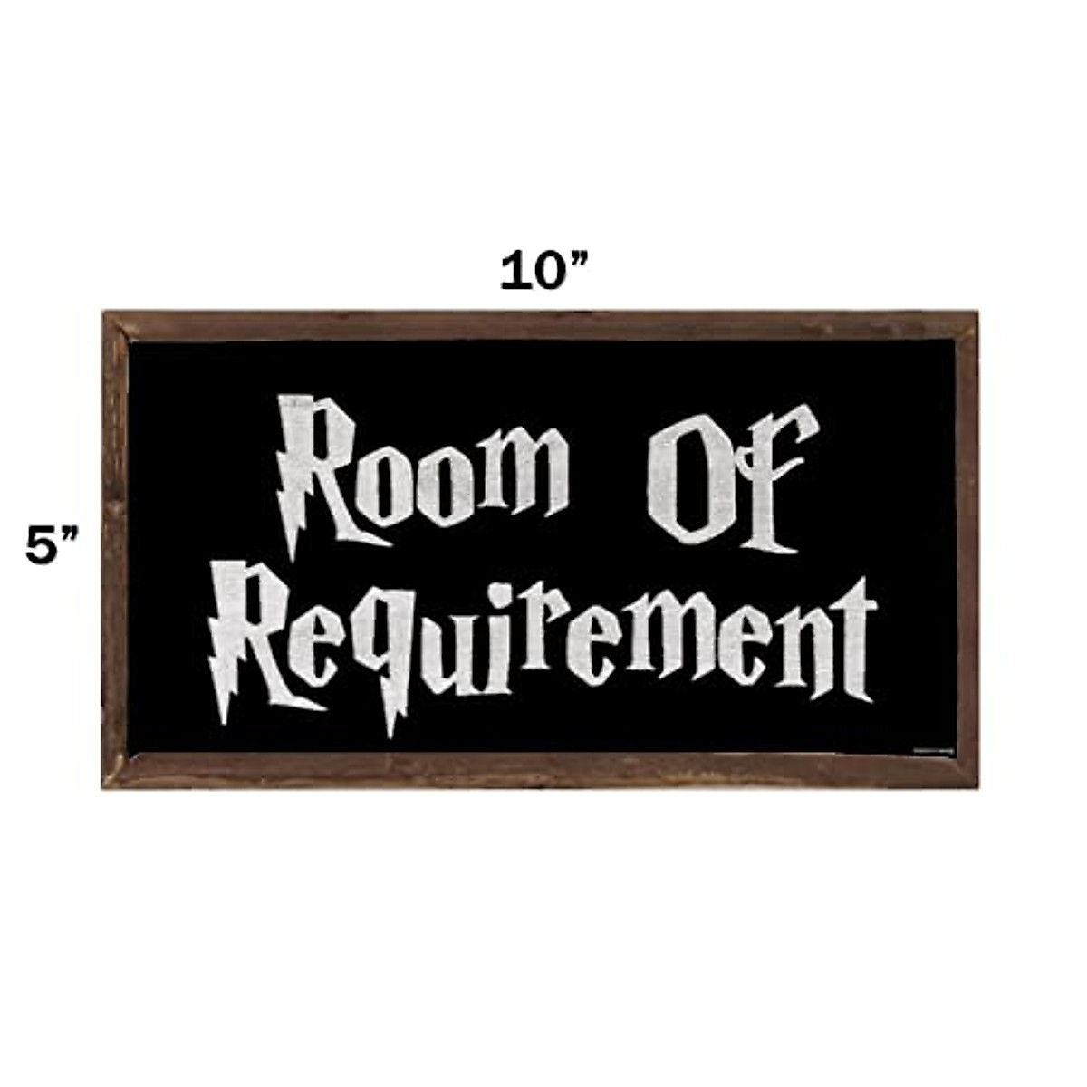 Room of Requirement Wizardry Hanging Plaque Magic Gift Bedroom Toilet Wood Sign (US-G005)