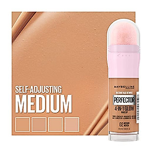 Maybelline New York Instant Age Rewind Instant Perfector 4-In-1 Glow Makeup, Medium