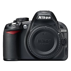 Nikon D3100 14.2MP DX-Format CMOS DSLR Digital Camera Body Only (No Lens) - (Black)