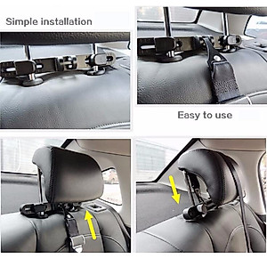 MASO Universal ISOFIX Seat Latch Bracket Holder for Car Baby Child Seat Chair Belt Connector Headrest Mount