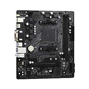 ASRock A520M-HDV Supports AMD AM4 Socket Ryzen™ 3000, 4000 G-Series and 5000 and 5000 G-Series Desktop Processors Motherboard, 32 GB memory storage