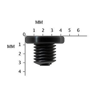 50x Replacement Black Philips Drive Laptop Screws M2.5X2.5mm Screw M2.5X2.5L PM2.5X2.5 lot