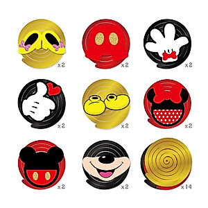 30CT Red Mouse Hanging Swirl Decorations for Party Birthday, Mini Mouse Ceiling Streamer Decor for Baby Kids Birthday Decoration, Micky Mouse Themed Party Supplies for 1st Birthday Party Baby Shower