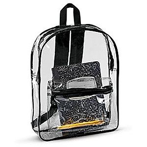 Liberty Bags Clear Backpack OS BLACK