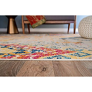 Rugshop Sky Collection Bohemian Area Rug 5' x 7' Multi