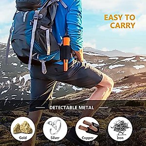 Metal Detector Pinpointer - Full Waterproof Handheld Pin Pointer Wand, High Accuracy Professional Handheld Search Treasure Pinpointing Finder Probe