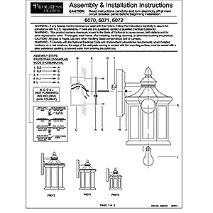Progress Lighting P6071-31 Edition Outdoor, 7", Black