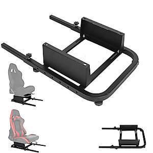 Supllueer Racing Seat Bracket Used with Racing Wheel Stand to Form Sim Cockpit Fit for Anman Marada Dardoo Minneer Adjustable Universal Sim Race Mount Support DIY, Excluding Seat