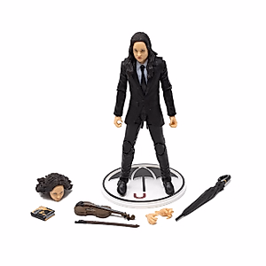Boss Fight Studio Umbrella Academy Vanya Hargreeves, Number Seven Action Figure – H.A.C.K.S., Highly Articulated Collectible & Customizable Figurine with Interchangeable Parts & Accessories – 1:18