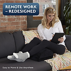 Sky Solutions Under Desk Foot Rest - Memory Foam, Ergonomic, Adjustable Footrest for Under Desk Cushion, Gaming Stool - Work from Home Essentials & Desk Accessories