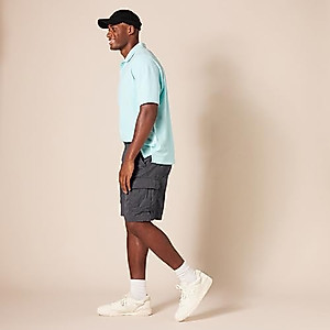 Amazon Essentials Men's Classic-Fit Cargo Short (Available in Big & Tall), Grey, 29