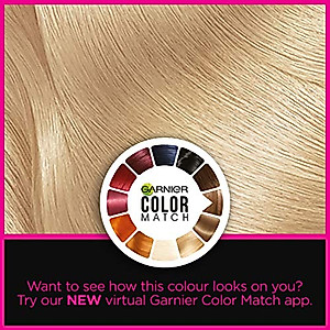 Garnier Olia Very Light Blonde Permanent Hair Dye, No Ammonia for A Pleasant Scent, Up To 100% Grey Hair Coverage, Maximum Colour Performance, 60% Oils - 10.0 Very Light Blonde