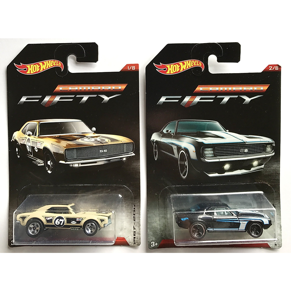 Hot Wheels Camaro Fifty 1967-2017 Exclusive 8 Car Set