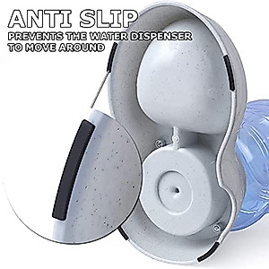 VaygWay Self Dispensing Pet Waterer – Automatic Gravity Dog Cat Waterer - Pet Water Dispenser Dogs Cats – Dog Water Bowl Water Dish – Automatic Water Bowl for Pets