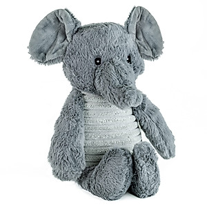 Giftable World Safari Pet Plush Toy with Squeaker (Bear, Rhino, Elephant)