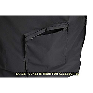 Cooler Cart Cover - Universal Fit For Most 80 QT Rolling Cooler (Patio Cooler On Wheels, Beverage Cart, Rolling Ice Chest, Party Cooler) Protective Cover, Water Proof