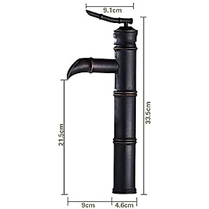 XVEPTKLQ Faucet Kitchen Black Bath Mixer Faucet Lever Wash Basin Sink Water Tap Bathroom Hotel Kitchen Bar Brass Mixer