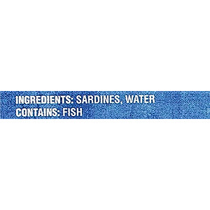 Crown Prince Sardines in Water, 4.25-Ounce Cans (Pack of 12)