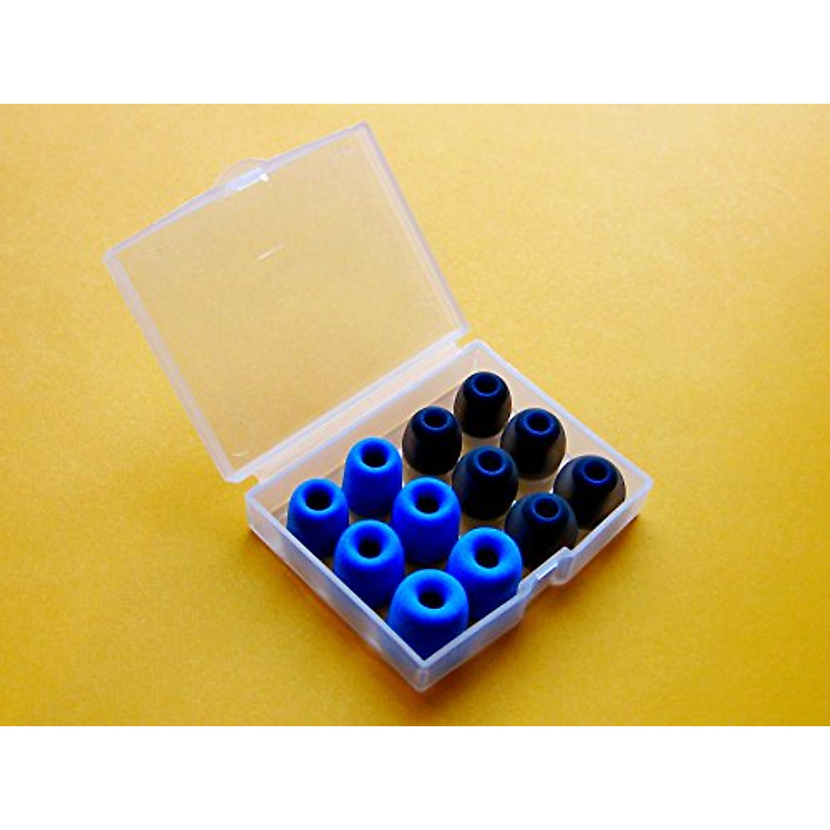 12pcs (BLMF-B)- S/M/L Premium Memory Foam and Round Replacement Eartips Earbuds Set Compatible with Jaybird Bluebuds X Earphones Headphones