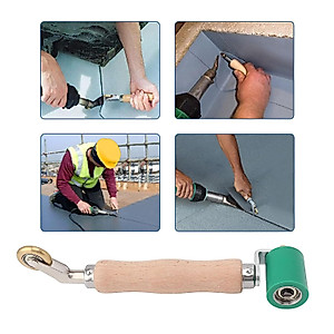 KEDILAKE Seam Roller,House Paint Rollers, Smoothing Seam Roller Tool for PVC/TPO/EPDM Woodworking, Flooring, Wallpaper Installation Single Ply Roofing and Tape Hot Air Tools Overlap Welding