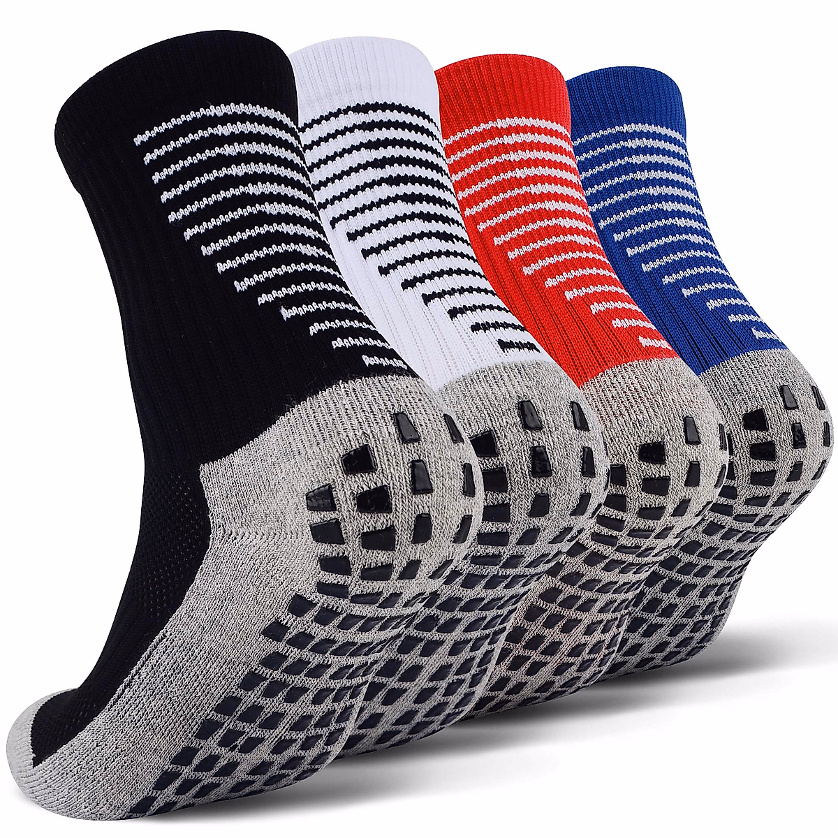 JHM Kids Slipper Hospital Grip Athletic Sport Sockcs For Kids Youth Baby Boys Girls