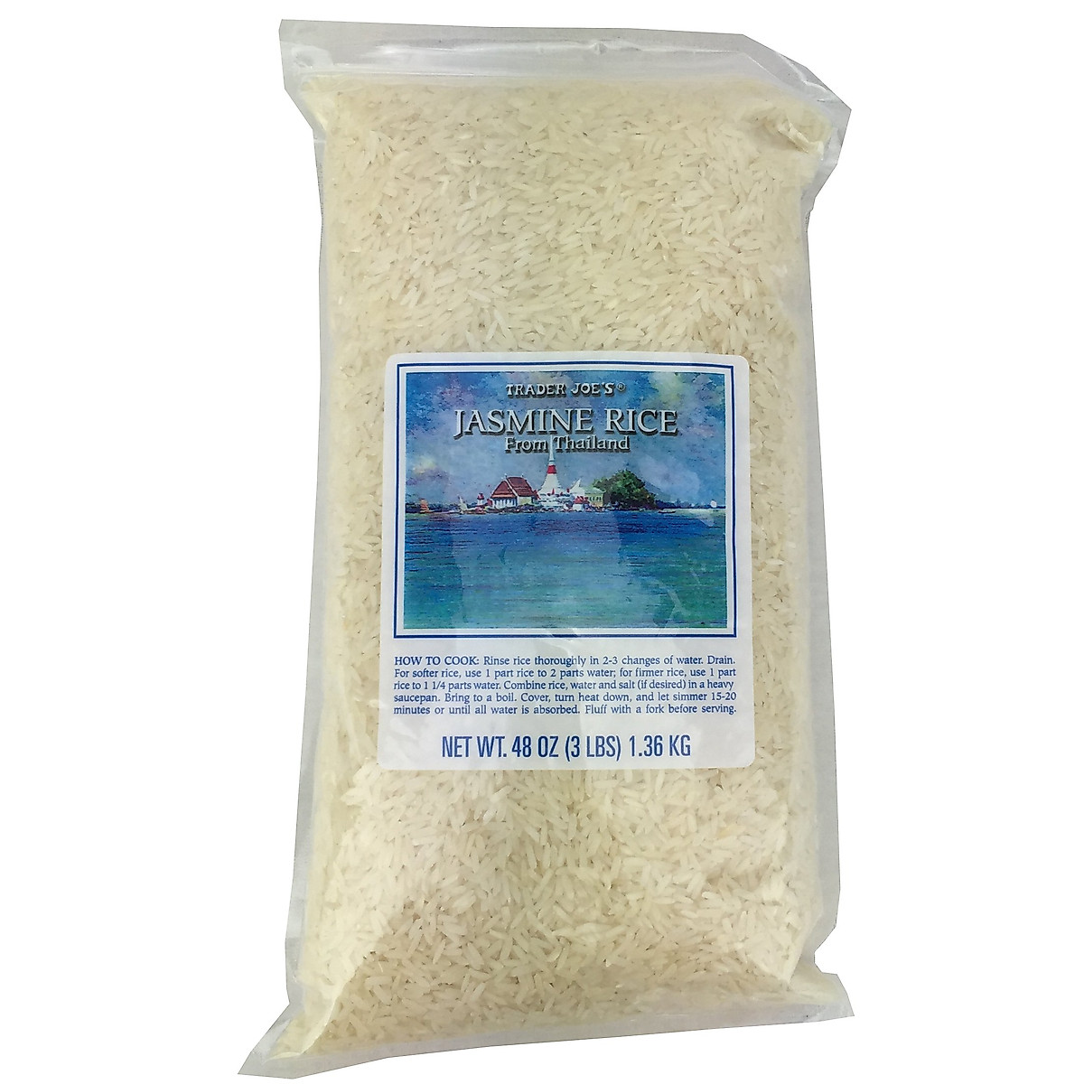 Trader Joe's Jasmine Rice from Thailand 48oz (3lbs)