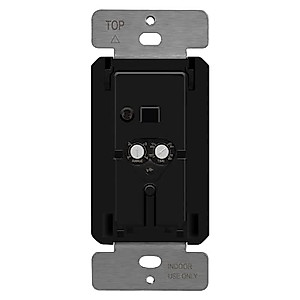 TOPGREENER Motion Sensor Switch, Ambient Light Level Detector, Neutral Required, 150W LED/CFL, Occupancy & Vacancy Modes, Single Pole (Not for 3-Way), TDOS5-M-W, White