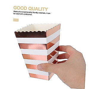 ULTECHNOVO 30pcs Popcorn Popcorn Boxes Popcorn Box Disposable Containers Paper Boxes for Food Mini Treat Boxes Snack Paper Box Sandwich Paper Cups Cardboard Popcorn Boxes Paper Storage Box