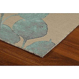 Rugsmith Ficus Modern Floral Area Rug, 7 ft 6 in x 9 ft 6 in, Turquoise