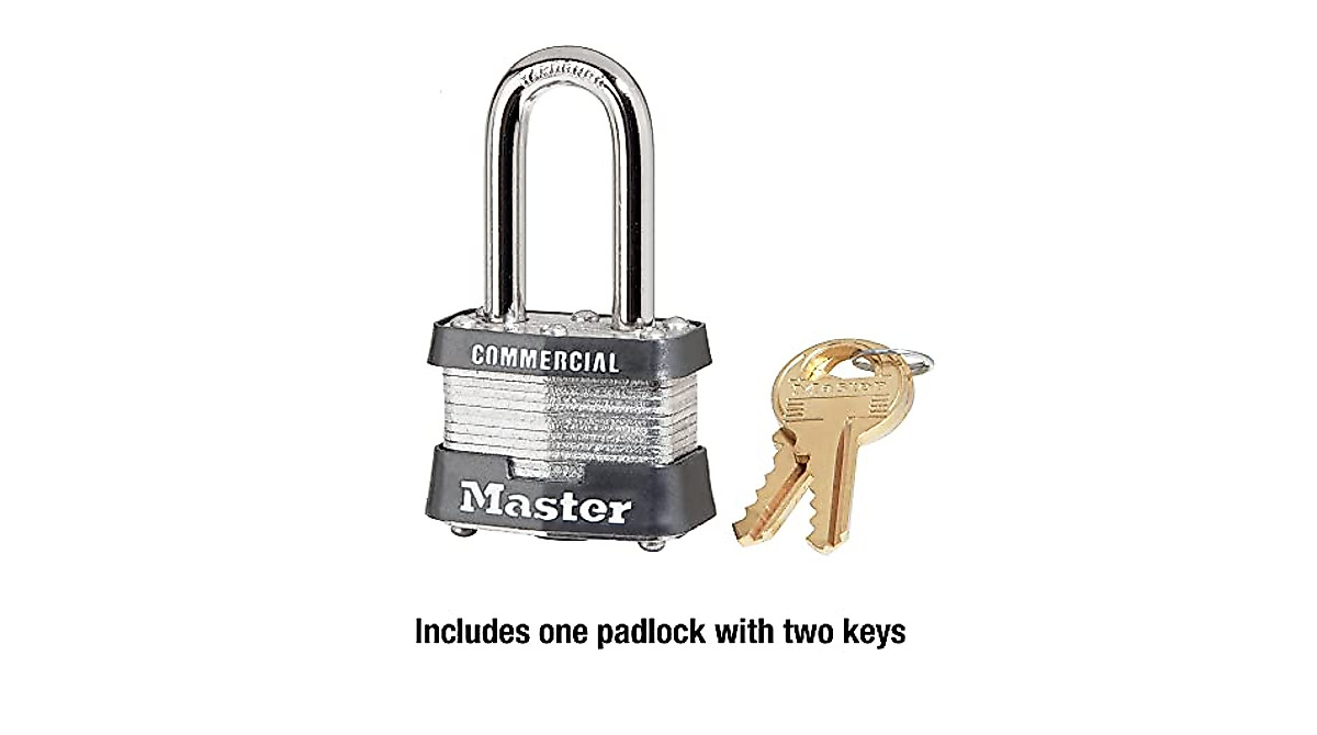 Master Lock 3KALF Padlock - Heavy Duty Security