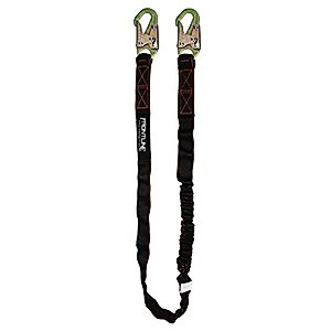 Frontline LIS61S Internal 6' Shock Absorbing Lanyard | Single Leg Lanyard Snap Hook Ends | ANSI & OSHA Compliant