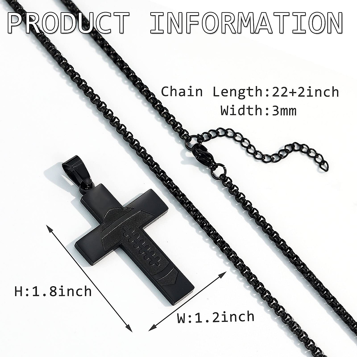 Football Cross Necklace for Boys Inspirational Bible Verse Cross Pendant Stainless Steel Chain 22+2 inch Football Sports Jewelry Football Gift for Men Women(B-Brave Strong)Over 18 years old