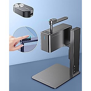LaserPecker Rotary Module, Laser Engraver Accessories Third Axis Roller + Bluetooth Dongle + Batch Engraving Button + Roller Box, Expand Multiple Engraving Modes for LP2/LP3 Versatile Electric Roller