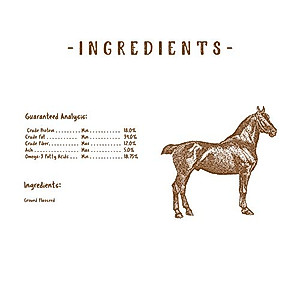 Manna Pro Simply Flax for Horses | Omega-3 Fatty Acids from Flaxseed | 8 Pounds