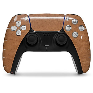WraptorSkinz Skin Wrap compatible with Sony PS5 DualSense Controller Wood Grain - Oak 02 (CONTROLLER NOT INCLUDED)