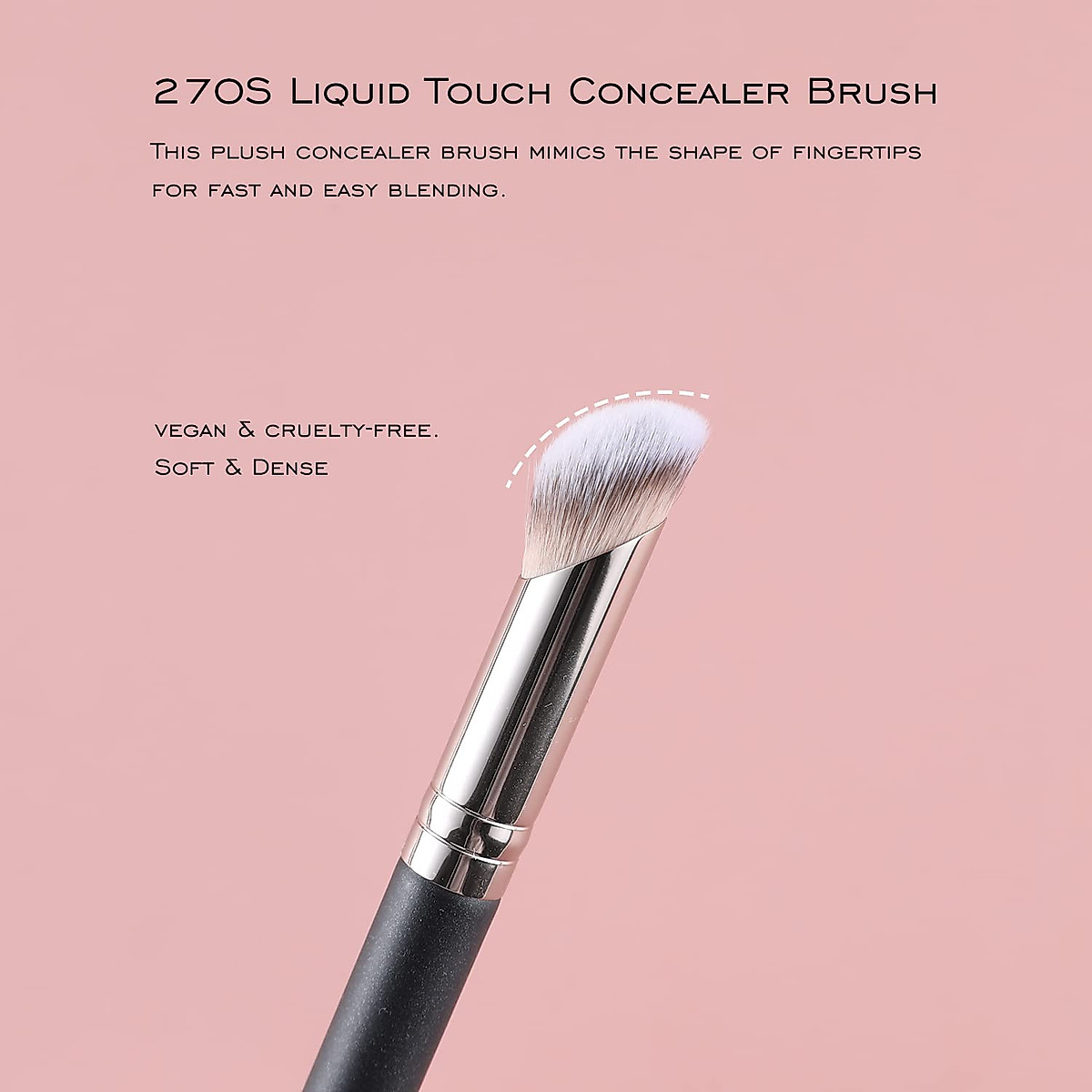 ENERGY Kabuki Foundation Brush for Liquid Makeup Professional Makeup Brush Concealer Brush Blusher Brush Bronzer Travel Buffing Contour Stippling Face Blush Concealer Liquid Blending Brushes