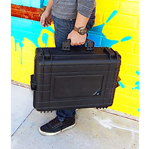 CASEMATIX XL Waterproof Gaming Case Compatible with Valve Index VR Headset, Controllers and Select Accessories in Customizable Foam, Includes Case Only