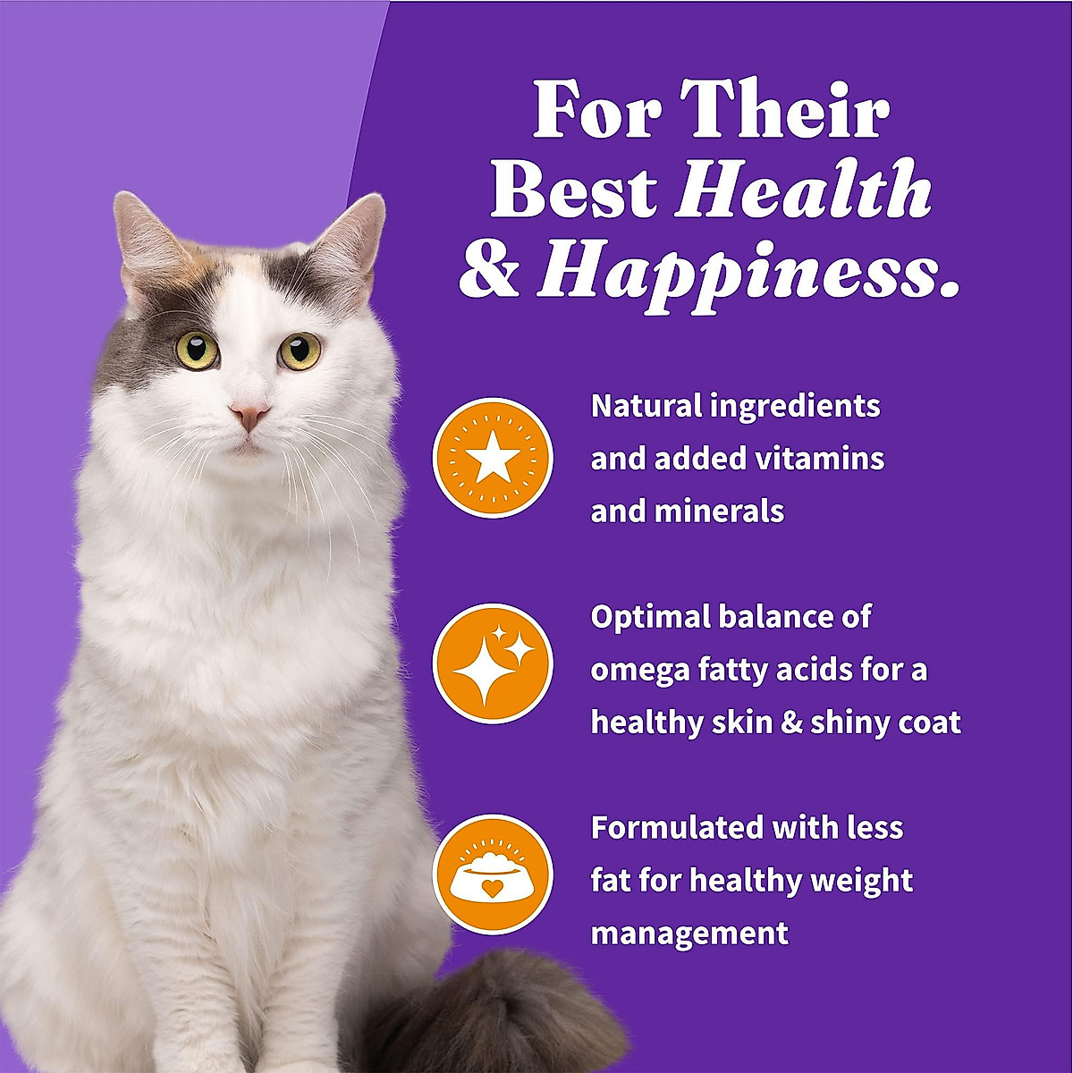 Halo Holistic Indoor Cat Food Dry, Grain Free Cage-free Chicken Recipe for healthy weight support, Complete Digestive Health, Dry Cat Food Bag, Adult Formula, 3-lb Bag