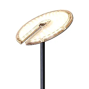 O’Bright Dimmable LED Torchiere Floor Lamp, 270° Tilt Head, 3000 Lumens, Adjustable Brightness, Standing Pole Lamp / Reading Light / Floor Lamps for Living Room, Bedrooms, Dorm and Office (Black)
