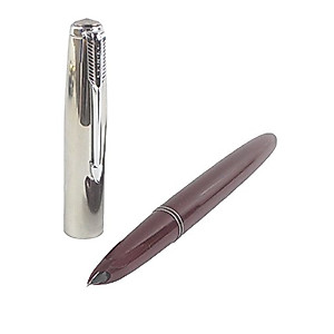 SIPLIV 3PCS Classic Fountain Pen Hero 616, in 3 Colors, Silver Trim