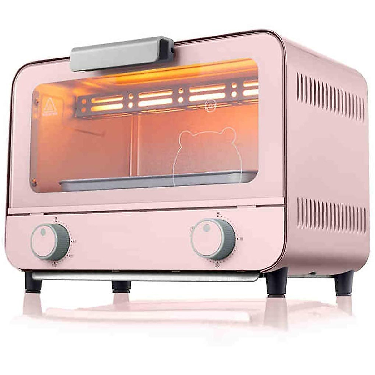 9L Mini Oven,with 800W Adjustable Temperature 50-230 ℃ and 30 Minutes Timer Household Baking Multifunctional Cake Oven