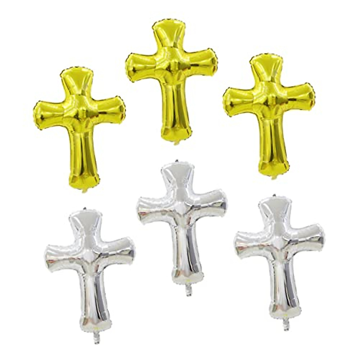 ifundom 18 Pcs Wedding Party Balloons Religious Balloons Baptism Balloons Party Decoration God Bless Baptism Decoration Kids Party Balloon Modeling Baby Girl Aluminum Film