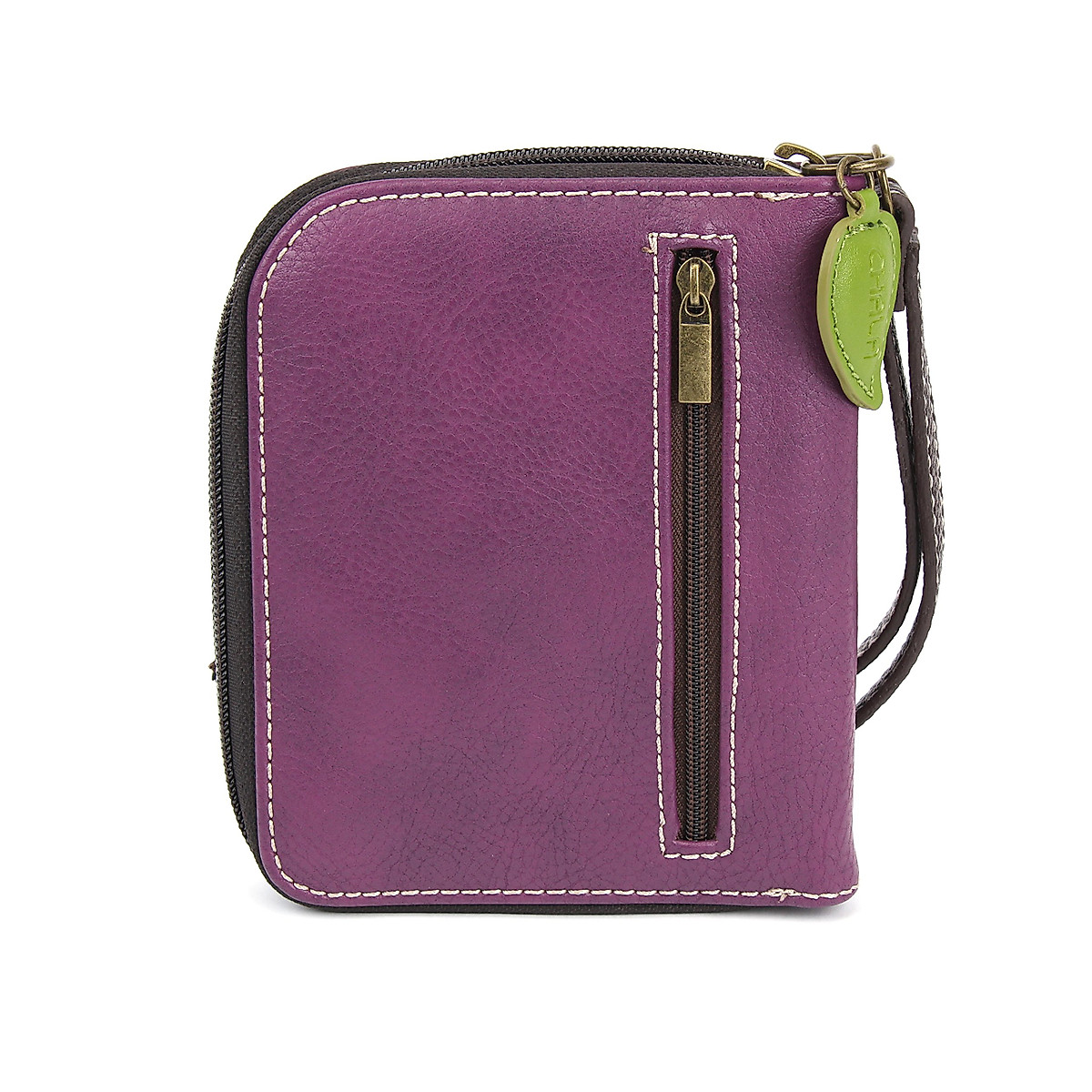 Charming Chala Wallet Credit Cards Coins Wristlet (Purple Elephant)