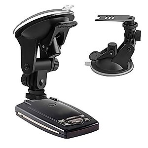 YeeBeny Suction Radar Detector Mount, Windshield & Dashboard Radar Holder Compatible with Escort Passport 9500i 7500 X50 X70 X80 Solo SC S2 S3 s75 Beltronics RX65 GX65 Red (Not for Escort IX & MAX)