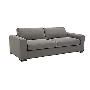 Amazon Brand - Stone & Beam Westview Extra-Deep Down-Filled Sofa Couch, 89"W, Smoke