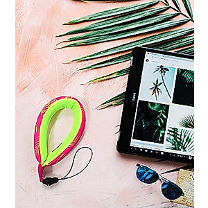 Ringke Waterproof Float Strap (2 Pack), Underwater Floating Strap, Wristband, Hand Grip, Lanyard Compatible with Camera, Phone, Key and Sunglasses (Palm Leaves & Banana)