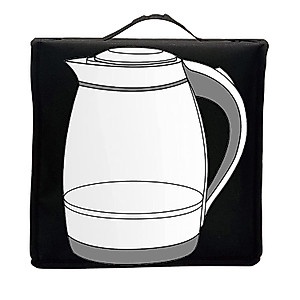 Wanty Water-Resistant Waterproof Dust-Proof Nylon Fabric Dust Cover Case Protection for Electric Glass and Steel Hot Tea Water Kettle, 15L / 1.7L