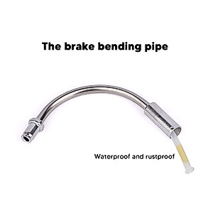 1 Pair Bike brake, Aluminum Alloy Black Bike V Brake Set, Front Brake Rear Brake Universal Mountain Bike Replacement for Most Bicycle,Road Bike Brakes Cables